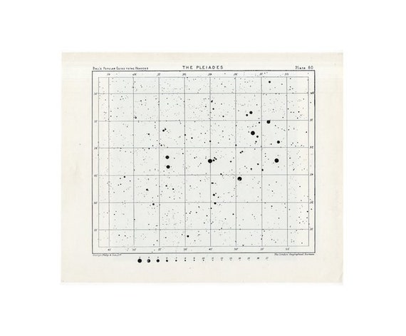 Pleiades Constellation Map