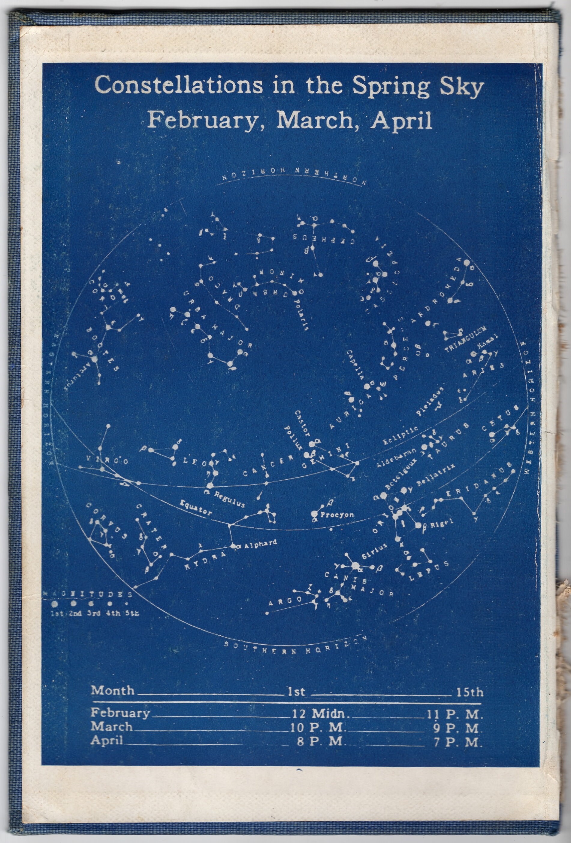 C. 1944 SPRING CONSTELLATIONS PRINT original vintage print | Etsy
