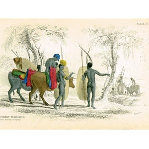 C. 1840 MOHAVE INDIAN CHIEF Lithograph - Vintage Native American ...