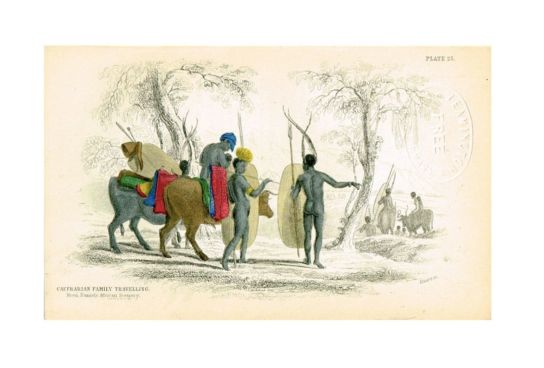 C. 1840 MOHAVE INDIAN CHIEF Lithograph Vintage Native - Etsy