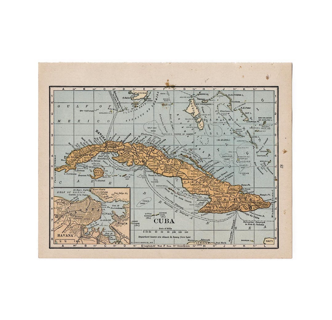 C. 1931 VINTAGE MAP Map - Original Vintage Map - Color Lithograph ...