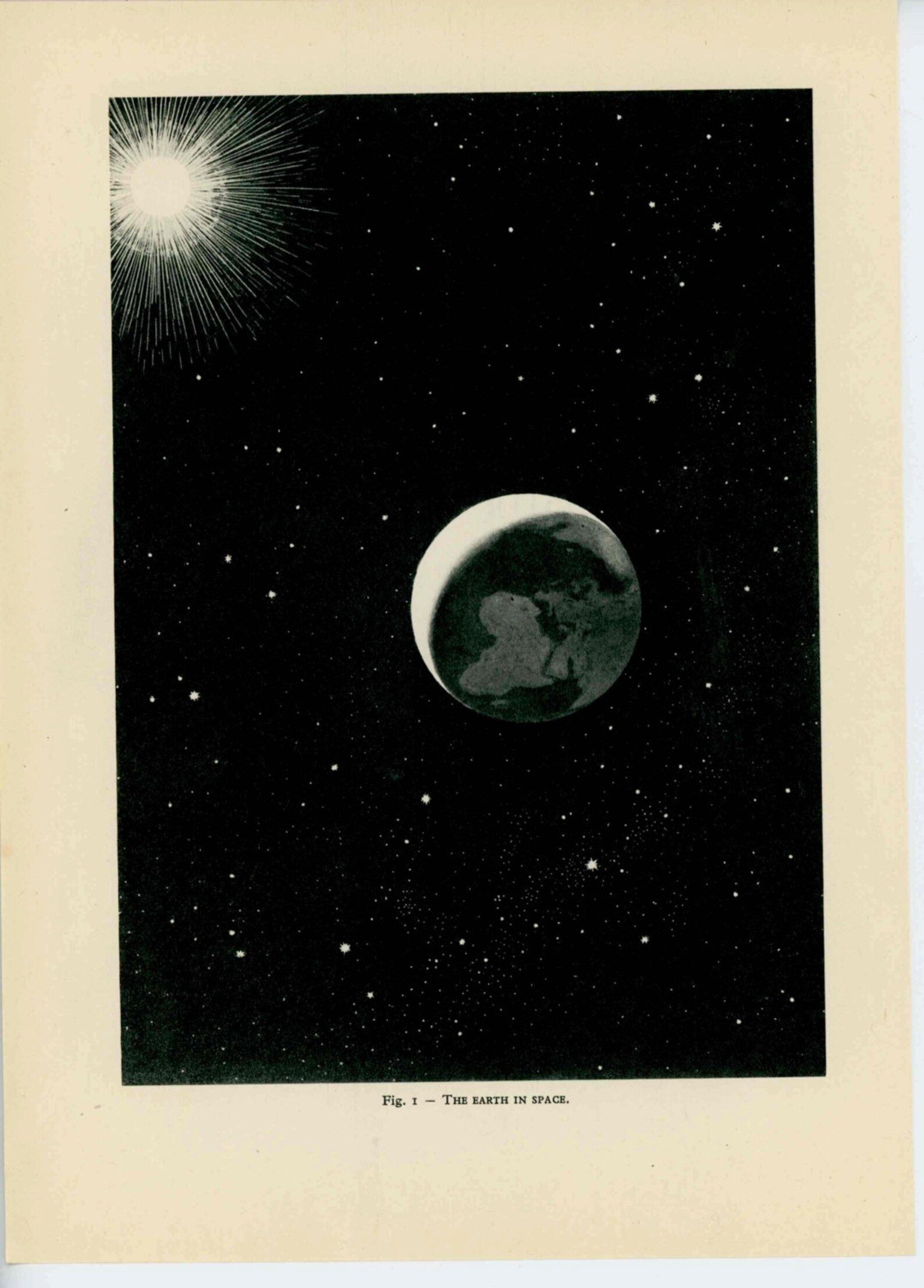 1959 VINTAGE EARTH LITHOGRAPH Earth in Space Original Vintage | Etsy