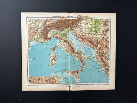 Apennine Mountains On World Map