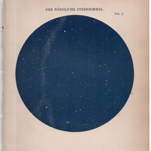 C. 1856 NORTHERN STARS Lithographs - Set of 2 Original Antique Prints ...