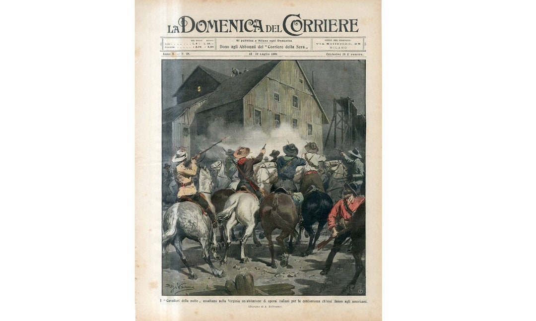 C. 1908 COWBOYS OF the NIGHT Lithograph - Original Antique Lithograph ...