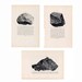 C. 1934 IRON METEORITE STONE Prints - Vintage Lithographs - Meteoric ...
