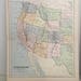 C. 1893 UNITED STATES Map - Antique Lithograph - Map of the United ...
