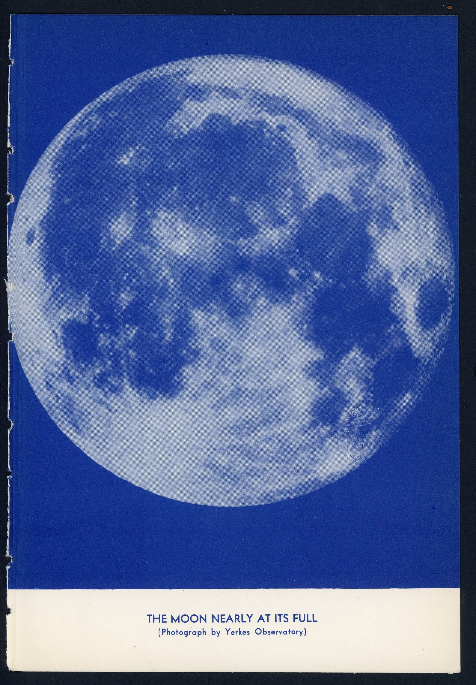 C. 1934 THE MOON Lithograph Original Vintage Astronomy Print - Etsy