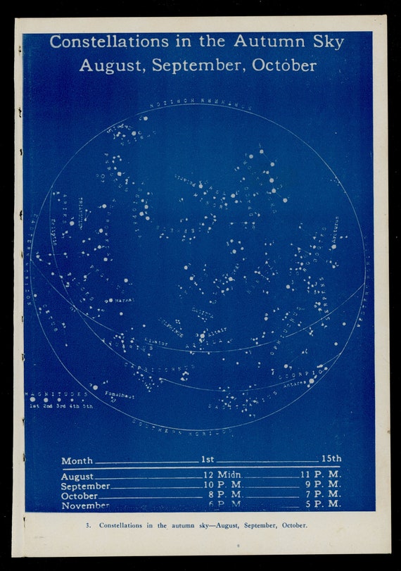 Autumn Constellations Northern Hemisphere