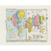 C. 1955 STANDARD TIME MAP • Original Vintage Print • World Map ...