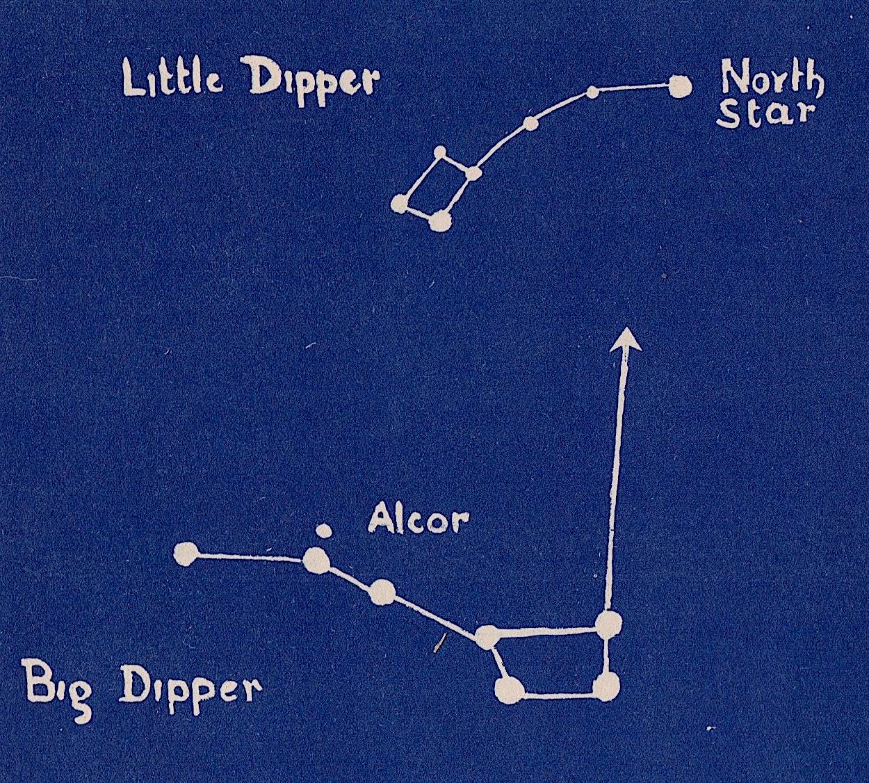C. 1947 BIG & LITTLE DIPPER Constellations Print • Original Vintage ...