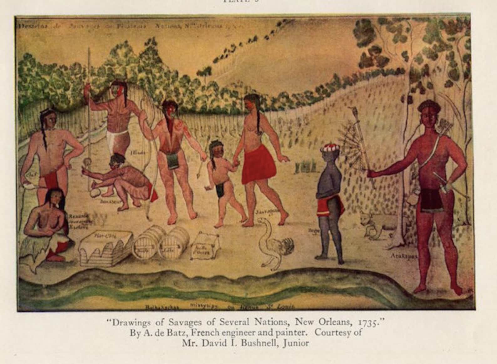 C. 1934 SAVAGES NATIVE PEOPLES Print Vintage Native | Etsy