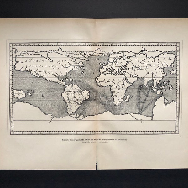 20th Century World Map - Etsy