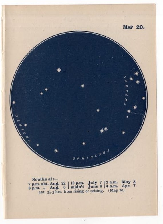 Ophiuchus Constellation Map