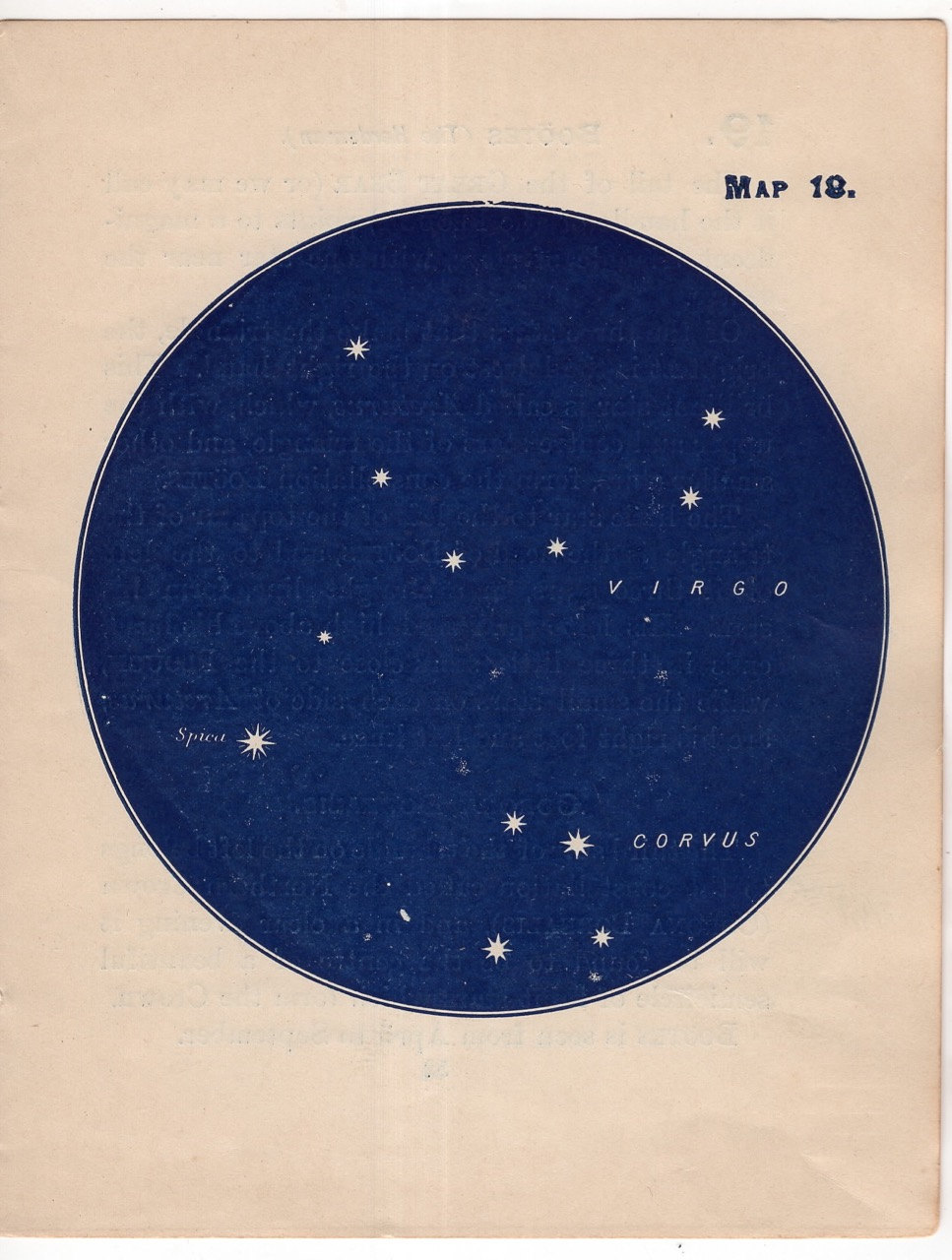 Virgo Constellation Map