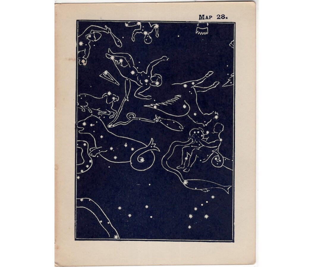 C. 1910 Mini Constellation Figures Original Antique Celestial Astronomy ...