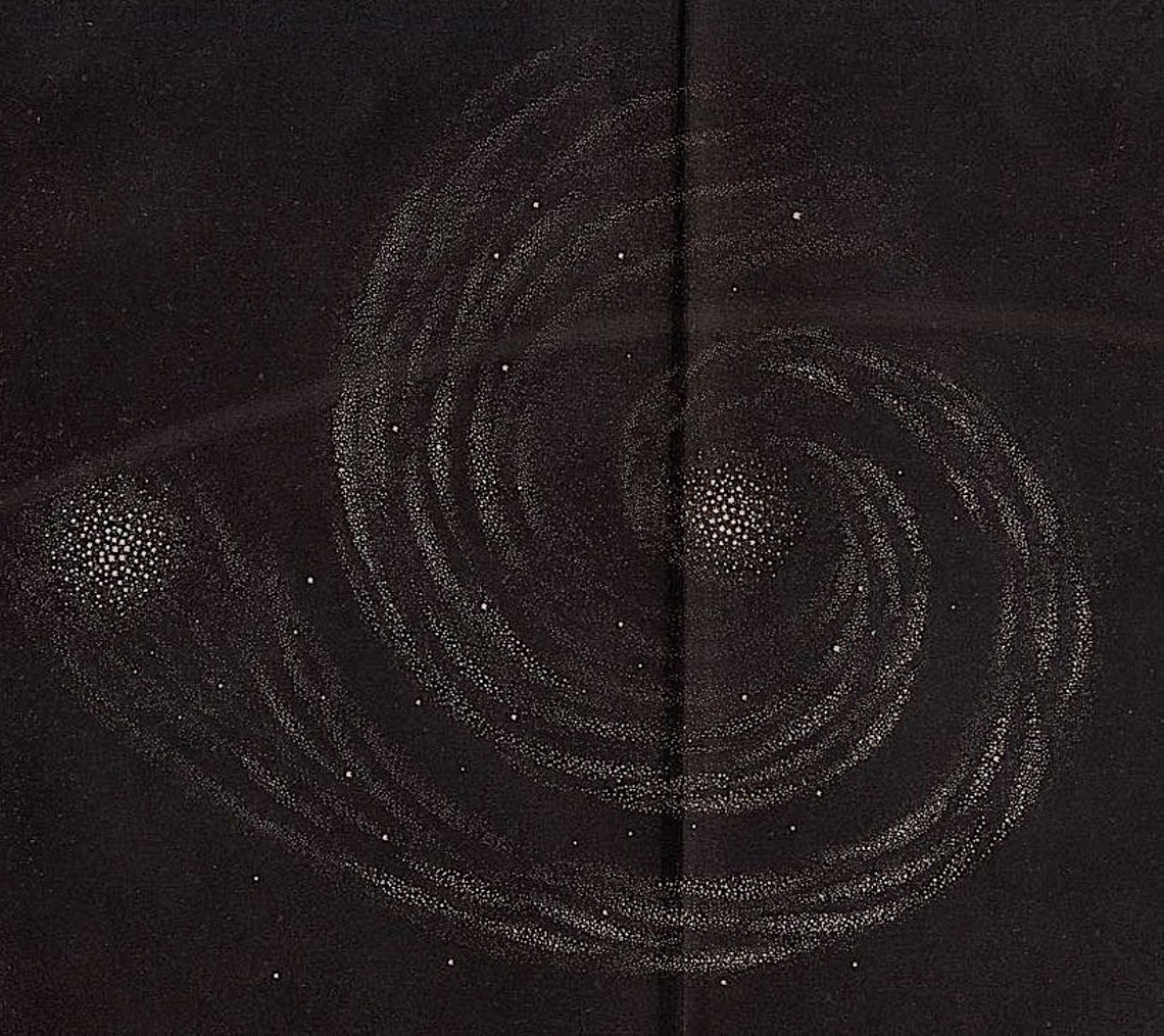 C. 1848 SPIRAL NEBULA of Lord Rosse Lithograph • Original Antique Print ...