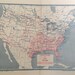 C. 1893 HUMIDITY CLIMATE MAP - Humidity in July - Antique Lithograph ...