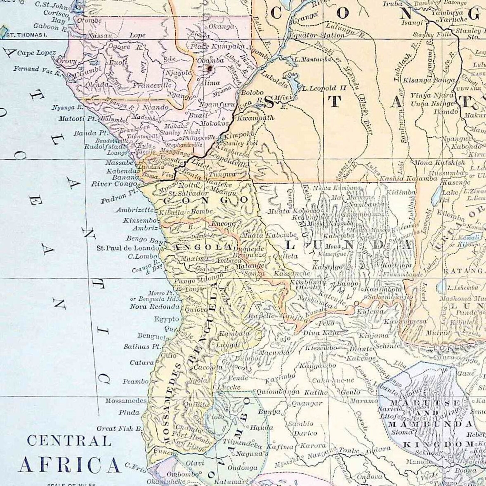 C. 1887 EGYPT or AFRICA Map Original Antique Map Two Sided - Etsy