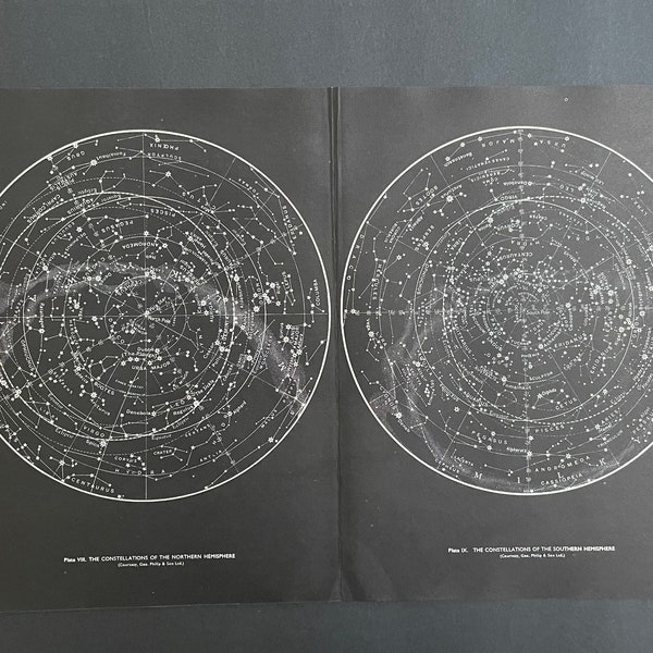 North and South Constellation - Etsy