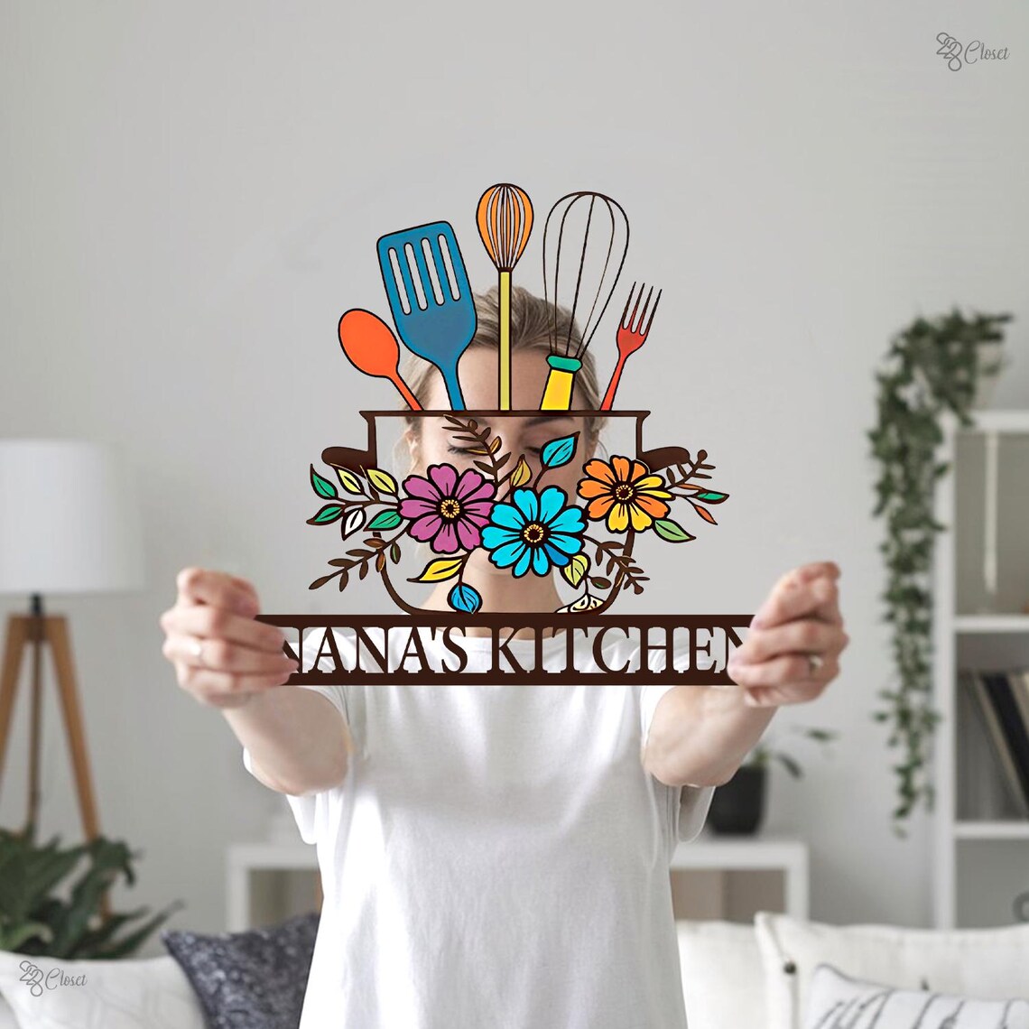 Personalized Kitchen Wall Decor, Sign for Kitchen, Metal Kitchen Sign ...