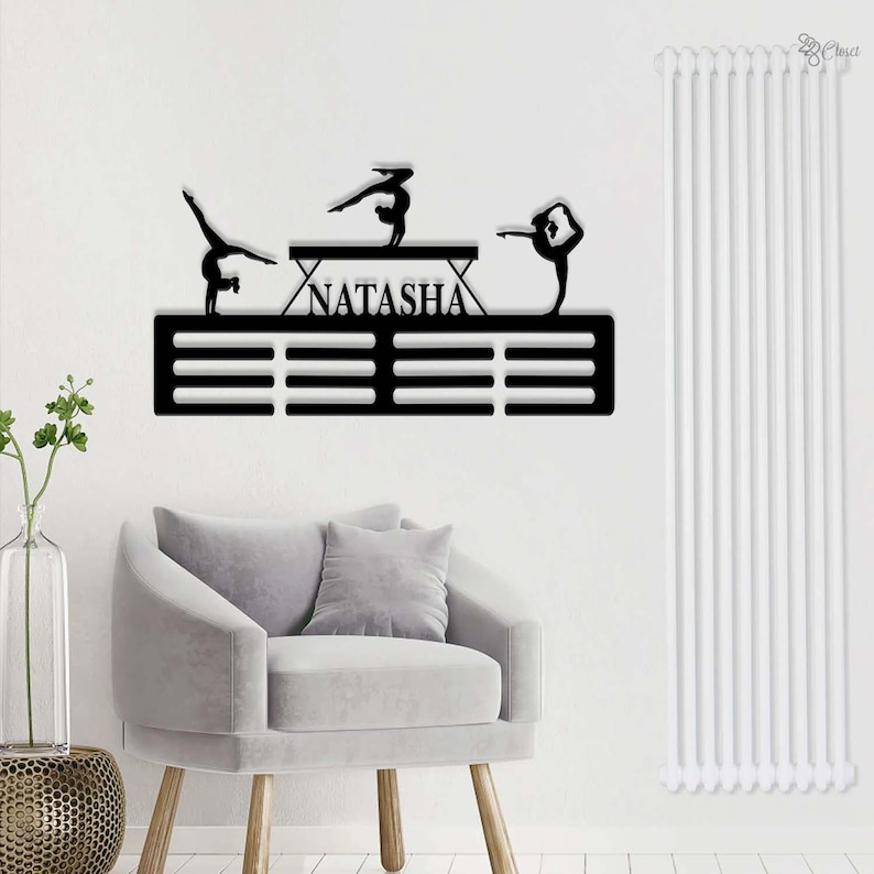 Custom Gymnastic Medal Holder, Gymnastics Medal Display, Gymnast Award ...