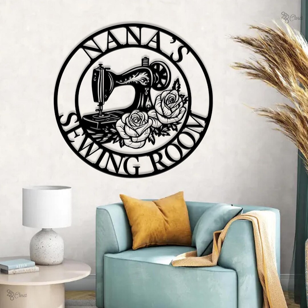 Custom Sewing Room Sign Personalized Sewing Sign Sewing Room Decor ...