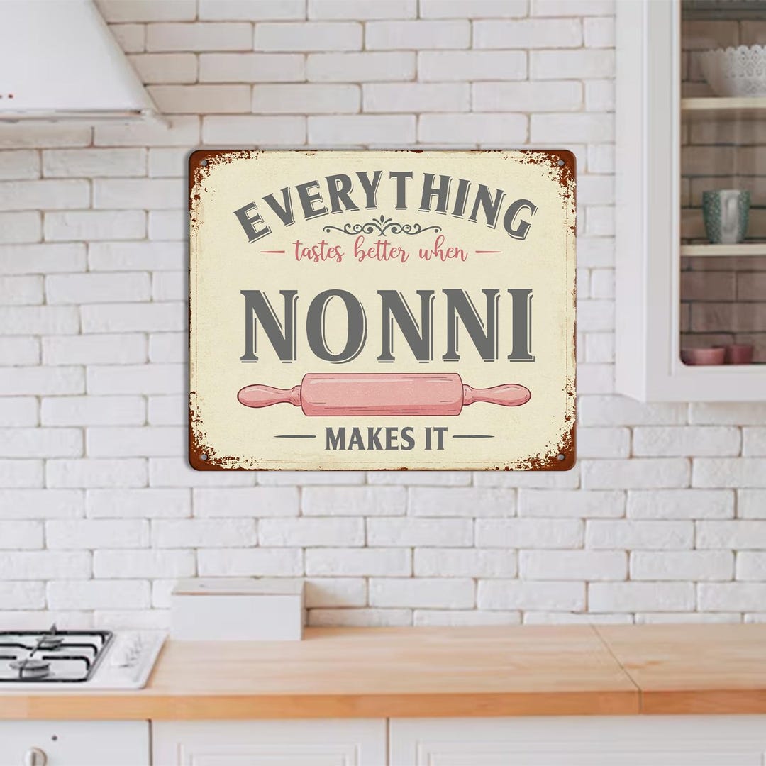 Personalized Metal Kitchen Sign, Kitchen Decor, Kitchen Wall Art ...