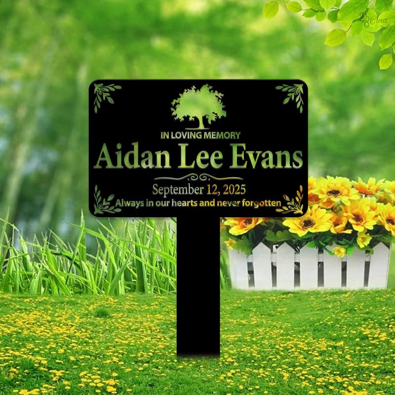 Memorial Tree Plaque - Etsy