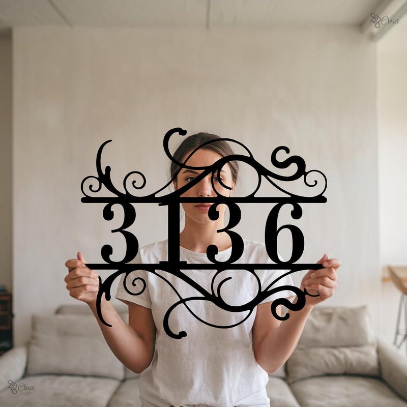 Victorian Number - Etsy