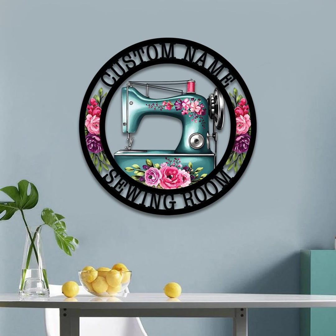 Personalized Quilting Sign, Sewing Room Sign, Sewing Machine Sign ...