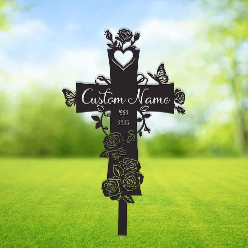 Roadside Memorial Cross - Etsy