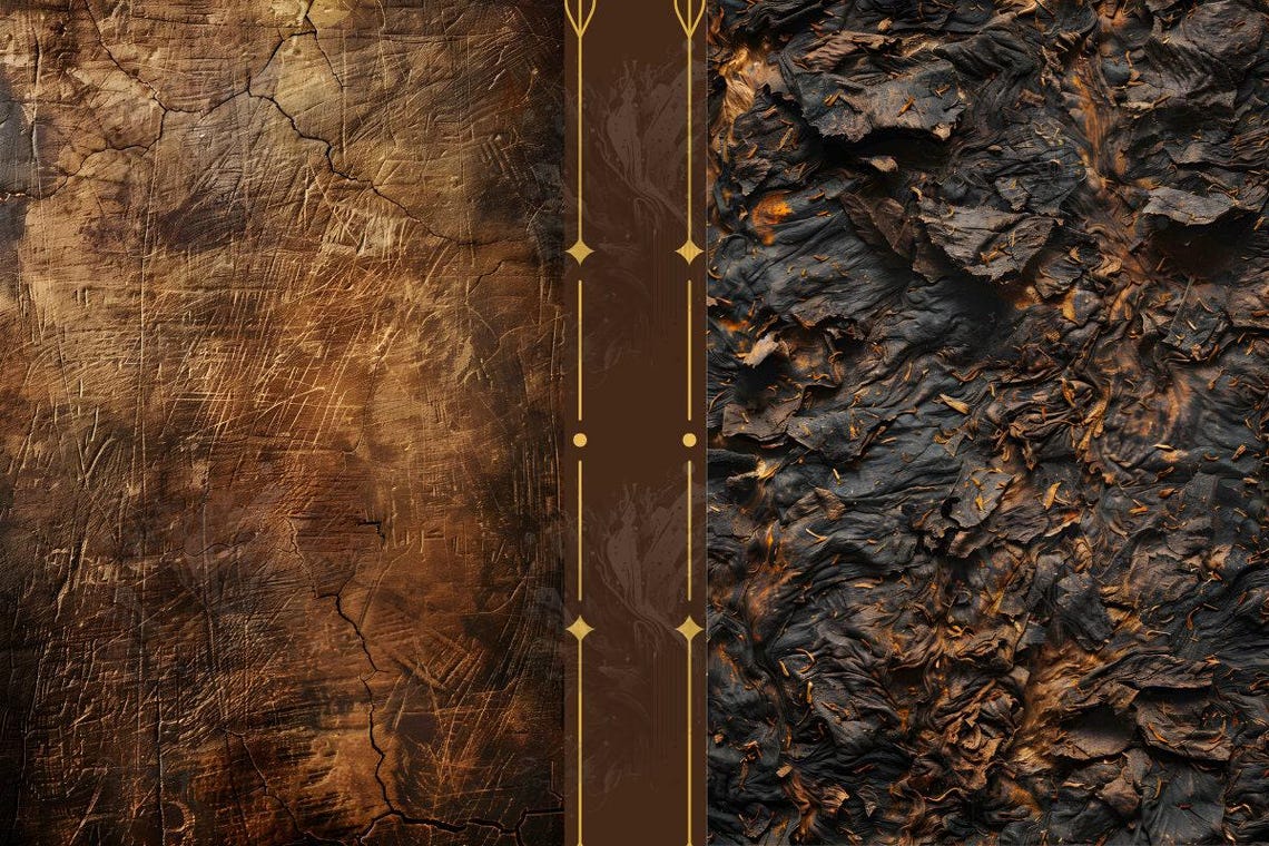 Warm Tobacco Digital Paper Collection | Brown Tobacco Backgrounds - Etsy