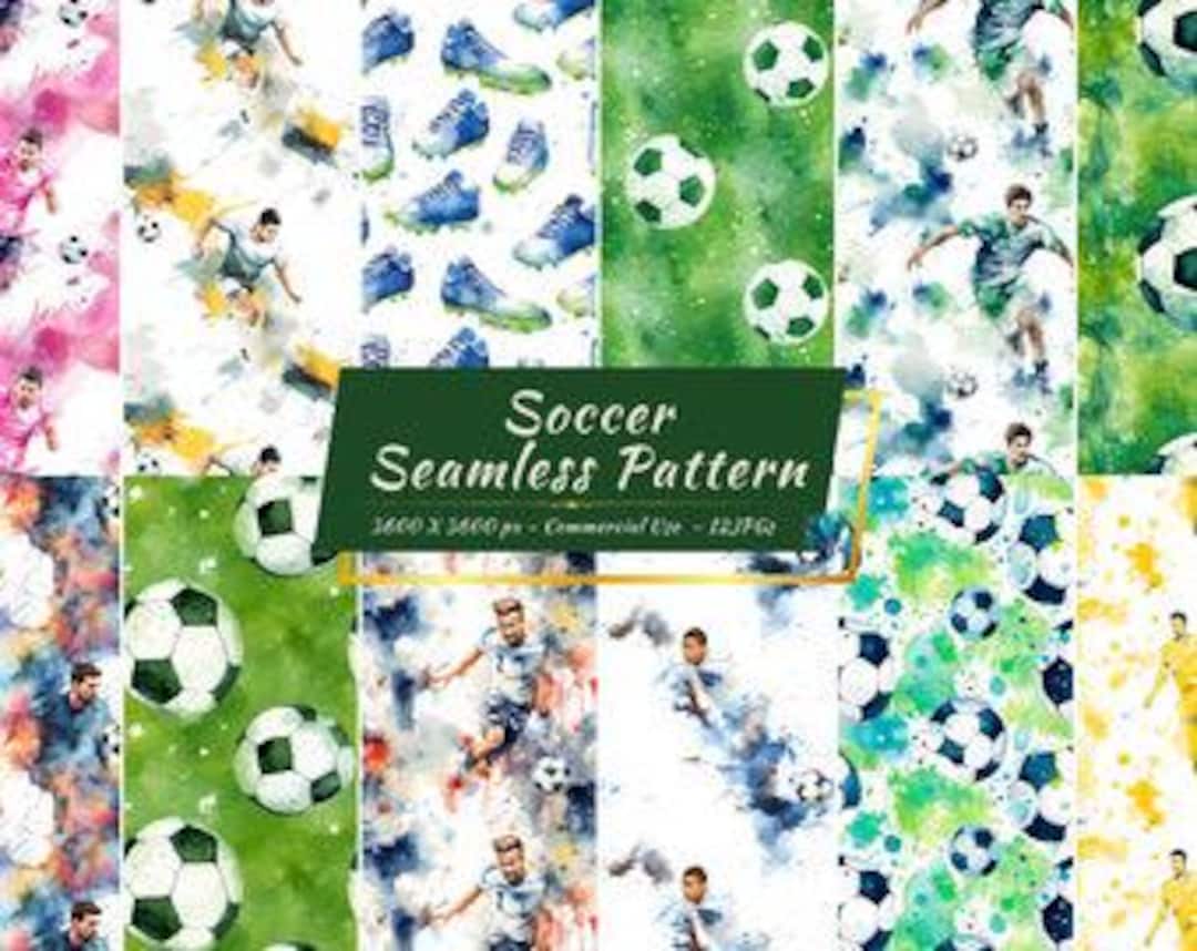 Dynamic Soccer Digital Paper Pack | Sublimation Tumbler, Seamless ...