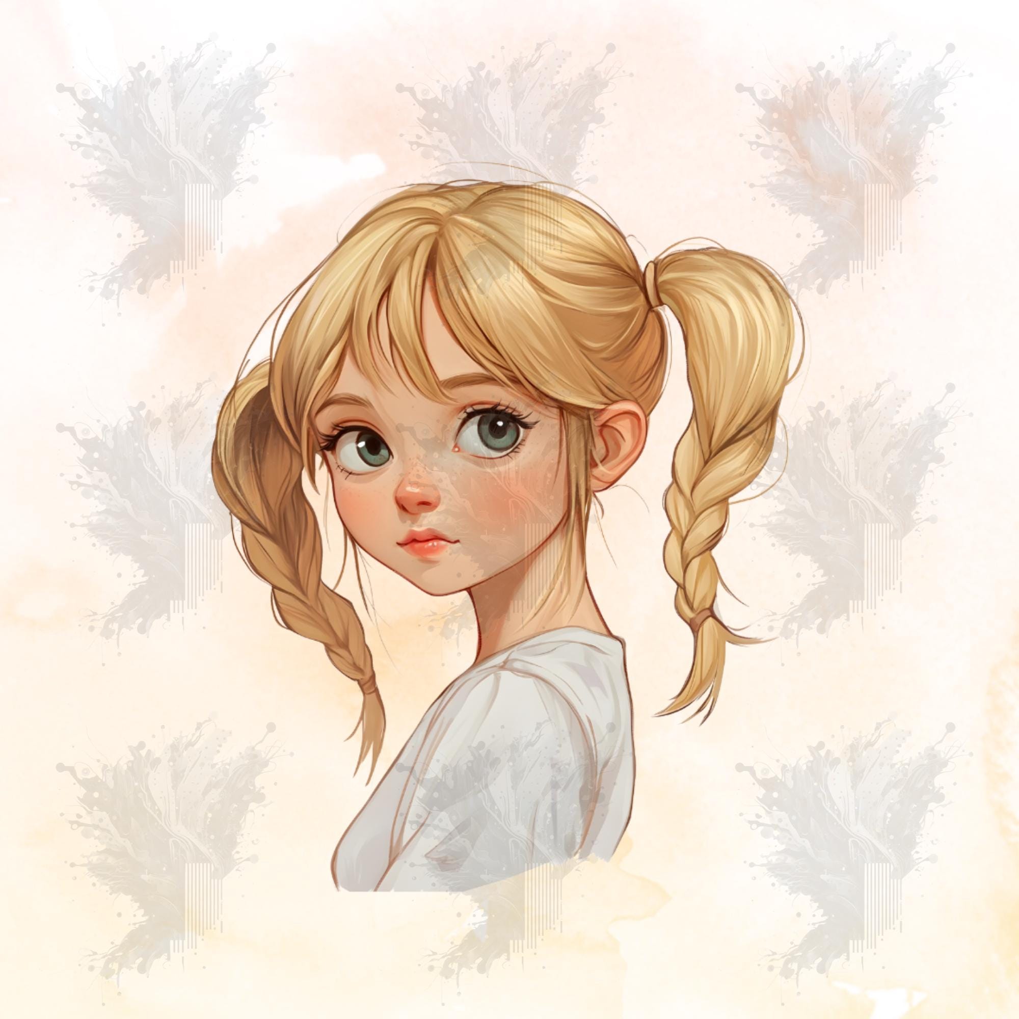 Watercolor Kids Emotions Clipart | Cute Child Faces PNG | Digital ...