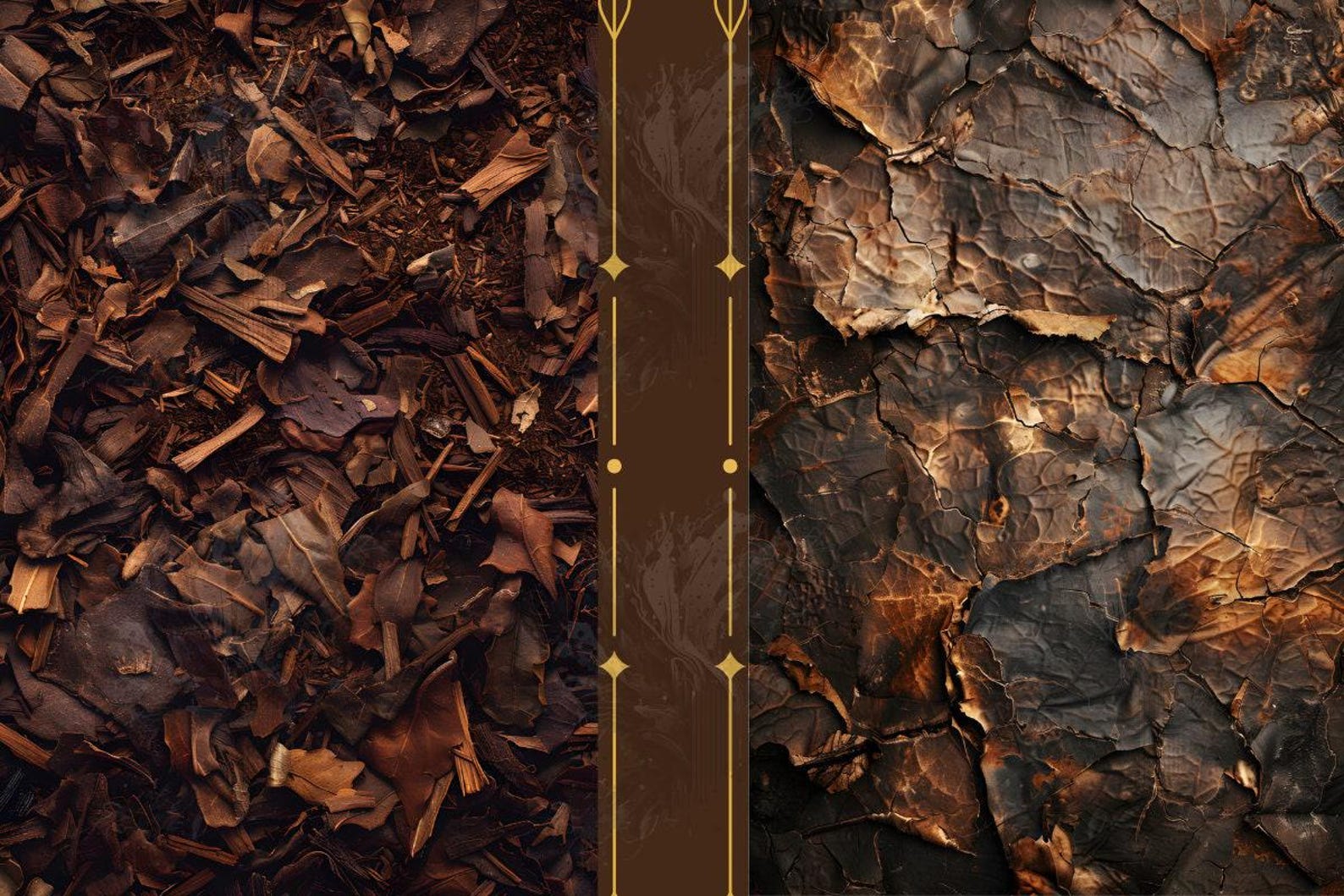 Warm Tobacco Digital Paper Collection | Brown Tobacco Backgrounds - Etsy