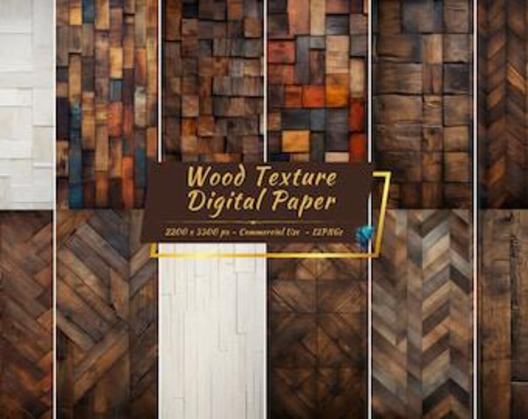 Wood Texture Digital Paper Collection | White, Rustic, Antique, Old ...