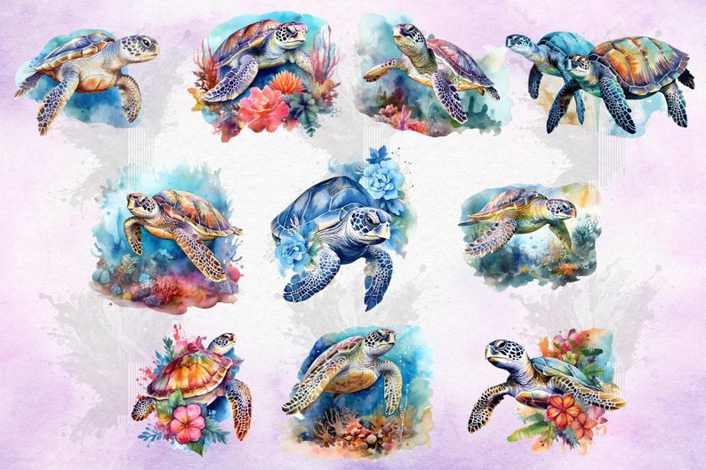 Sea Turtle PNG Clipart Collection | Nautical, Ocean, Animal Clipart ...