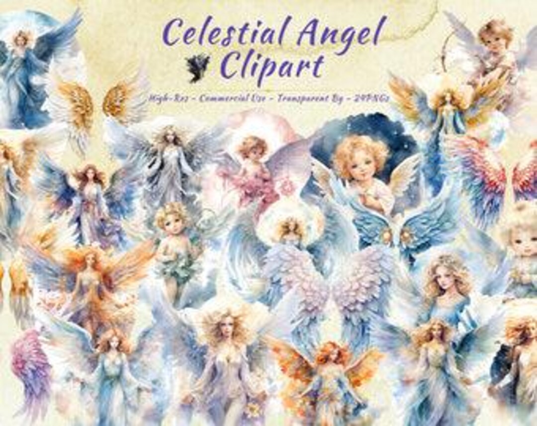 Celestial Angel PNG Collection | Angel Wings, Baby Angel, Cupid Clipart ...