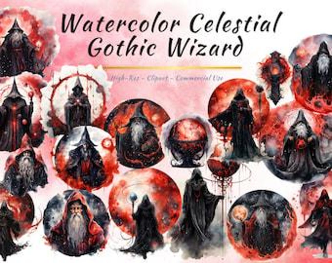 Gothic Wizard PNG Clipart Collection | Celestial, Dark Fantasy, Magical ...