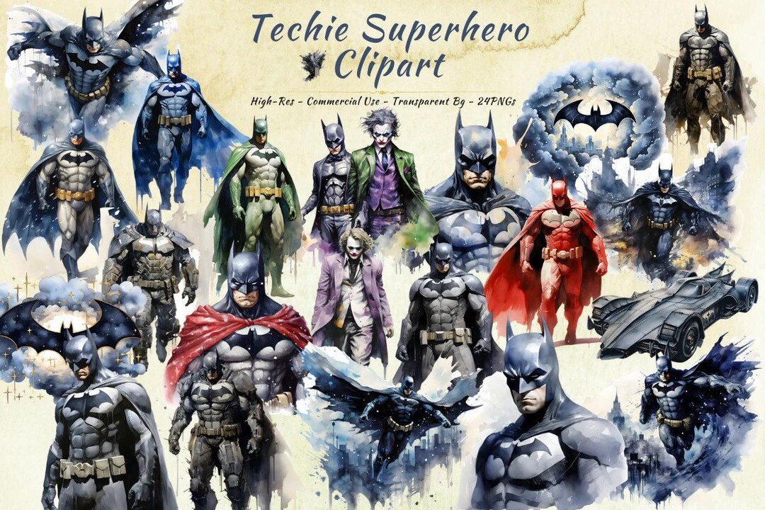 Legendary Techie Superhero PNG Clipart Collection Figures, Vehicles and ...