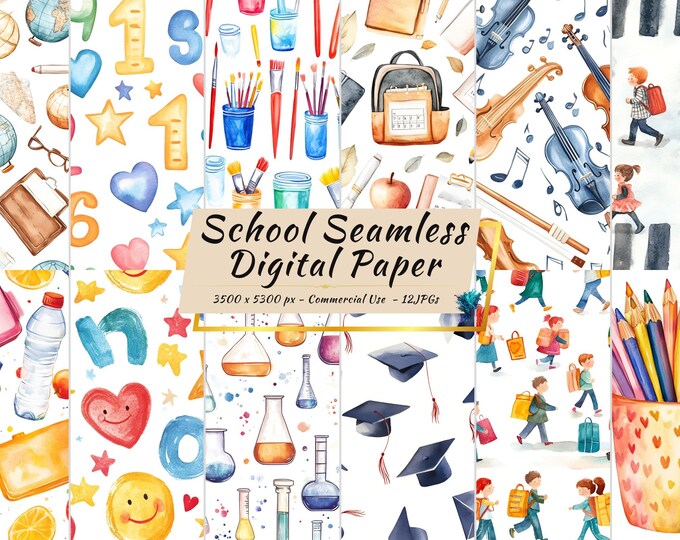 Alphabet Seamless 12x12 Digital Paper | Fabric ABC Pattern Download ...