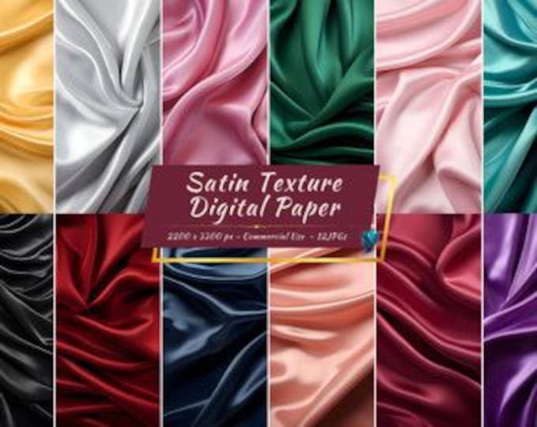 Satin Luxury Digital Paper Pack | Printable Silk and Satin Backgrounds ...