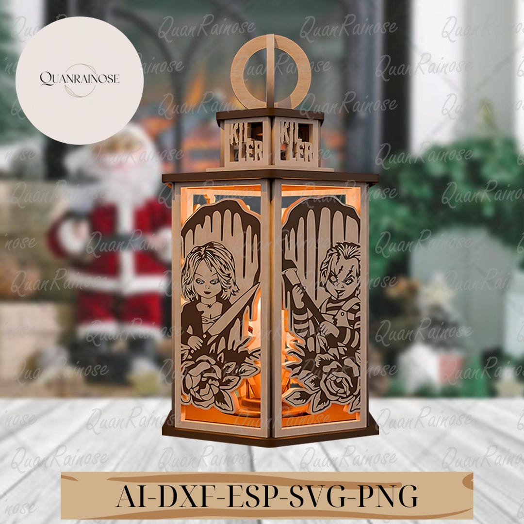 Horror Lantern,lantern Svg,halloween Decor, Horror Character Candle ...