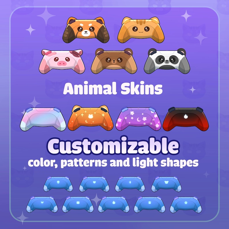 Custom Live2d Vtuber Game Hand Asset| Controller• Vtuber Hand Chibi ...