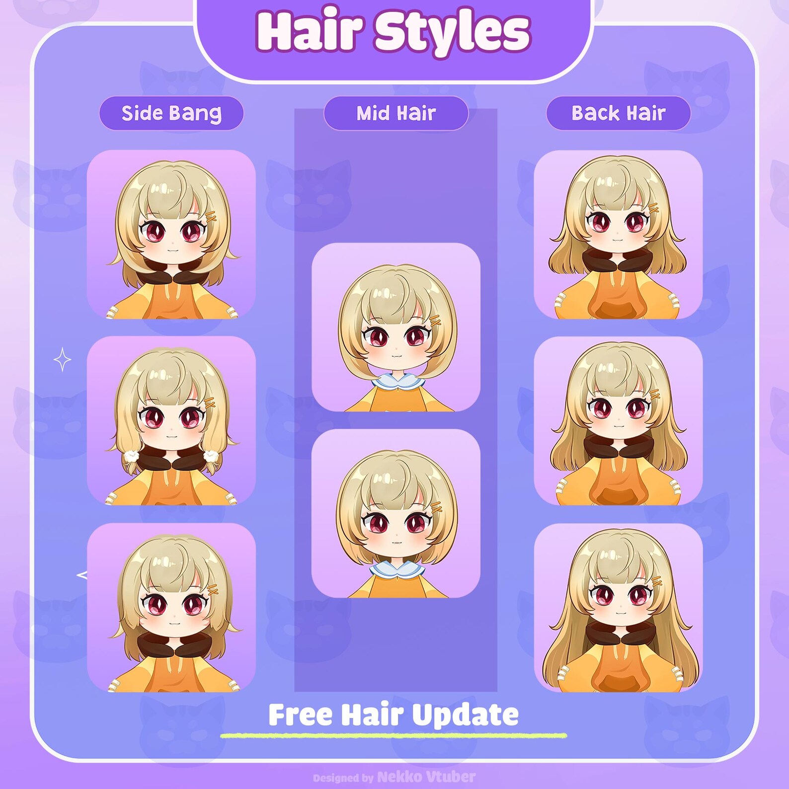 Customizable Vtuber Model /fully Rigged Vtuber/ Ready to Use Vtuber/ Vtuber Model/ for Vtube ...