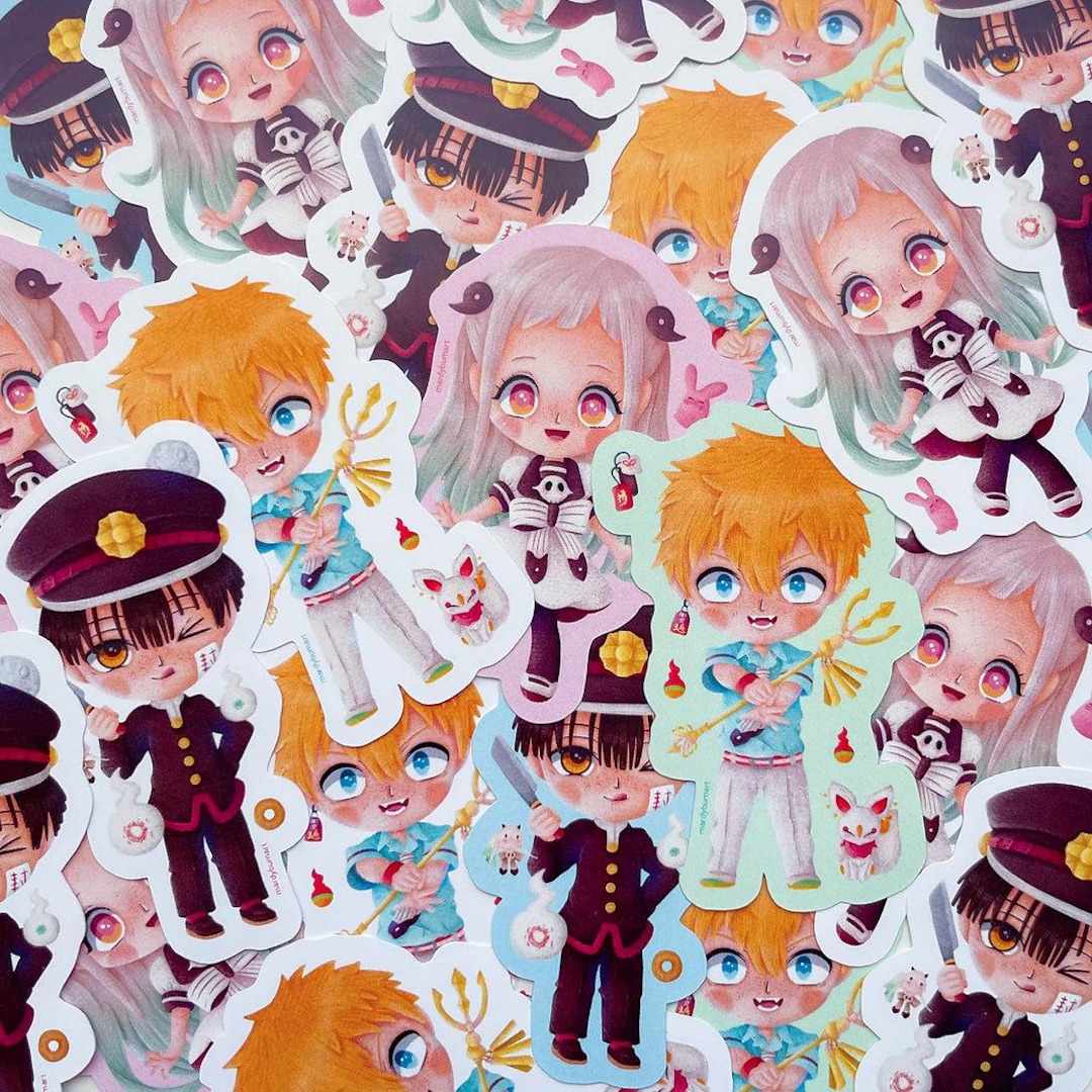 Stickers Jibaku Shonen Hanako-kun, Yugi Amane Nene Yashiro Kou Minamoto ...