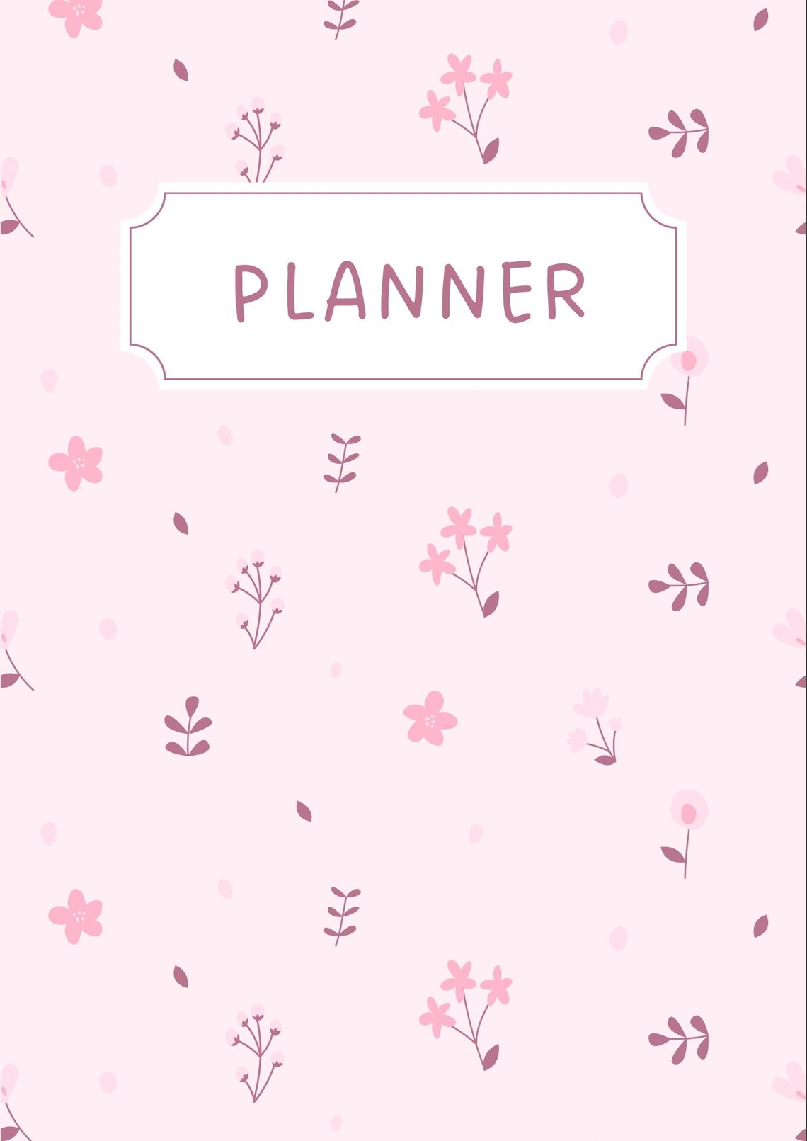 Pink Planner - Etsy