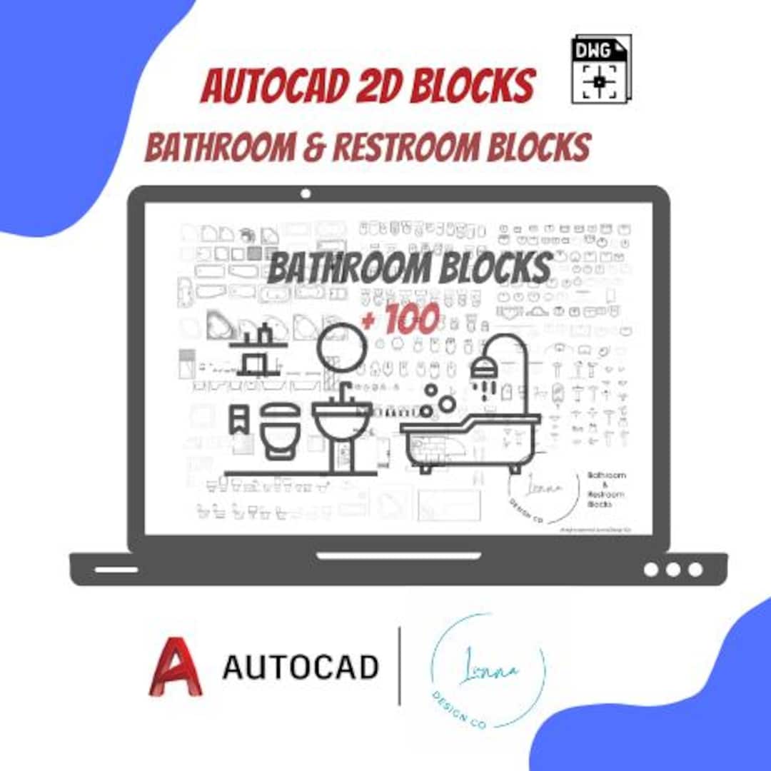 Bathroom Autocad - Etsy