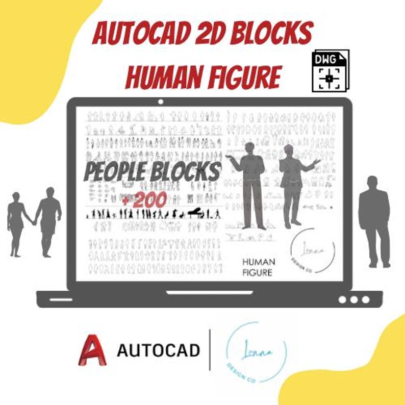 Autocad Human Figure - Etsy